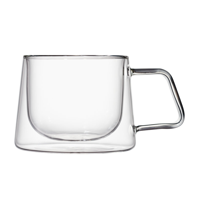 Brayden Studio® Latte Barista Double Wall Insulated Coffee Mug, 380 ml 4 Piece Set,Tea,Latte ...